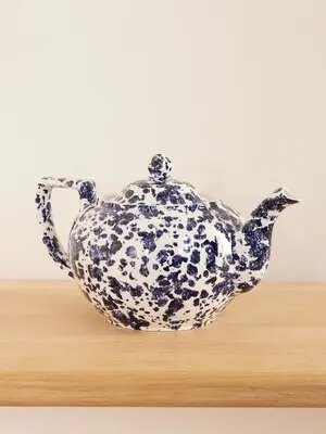 Ralph Lauren Burleigh Marble-effect Earthenware Teapot - Multi