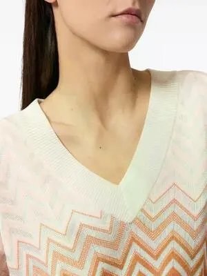Missoni Chevron V-neck Long-sleeve Knitwear