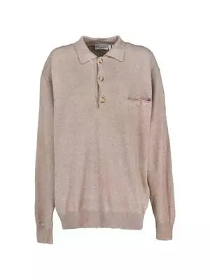 Gianfranco Ferre Polo Collar Button-fastening Knit Sweater