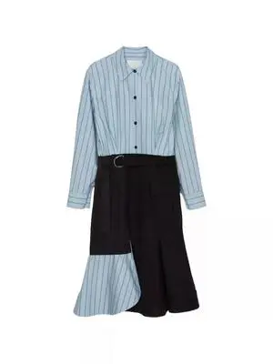3.1 Phillip Lim Striped Belted Shirt Dress