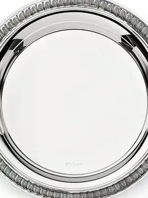 Christofle Leaf-motif Coaster - Silver