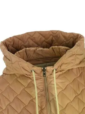 Herno Quilted Hooded Jacket - Brown