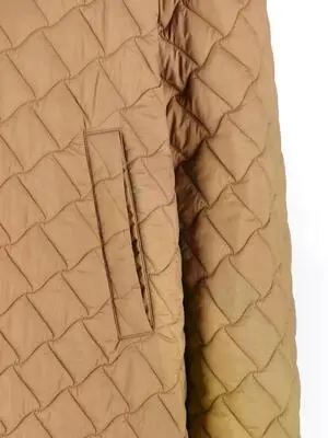 Herno Quilted Hooded Jacket - Brown