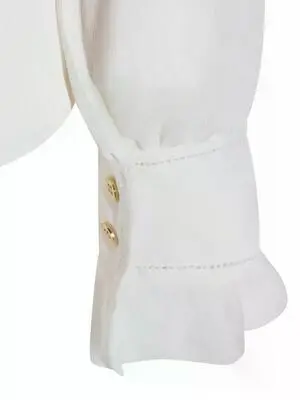 Alberta Ferretti Ruffled Shirt - Neutrals