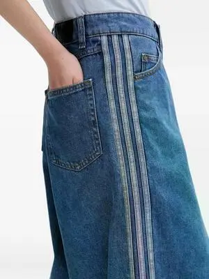 Adidas Stripe Wide-leg Jeans