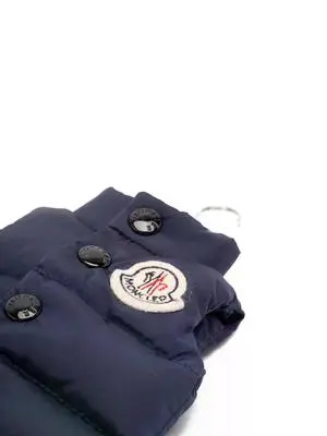 Moncler Buttoned Padded Keyring - Blue
