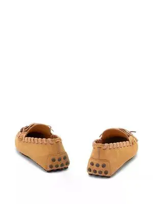 TOD'S Braided Tassel Leather Loafers