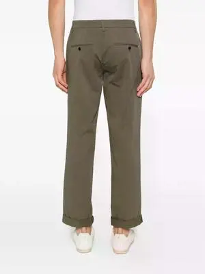 DONDUP Cuffed Trousers - Green