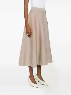 Max Mara Whisky A-line Midi Skirt