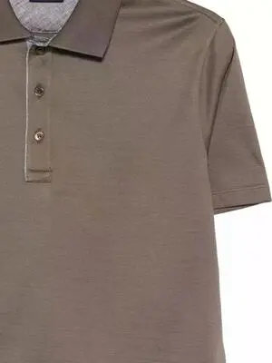 Paul & Shark Buttoned Polo Shirt - Brown