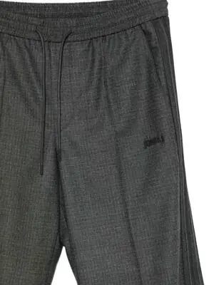 JUUN.J Checked Trousers With Drawstring Waist