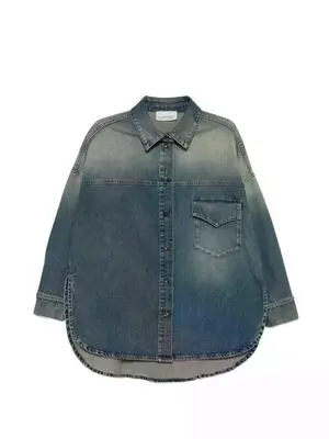 Liviana Conti Buttoned Pocket Shirt - Blue