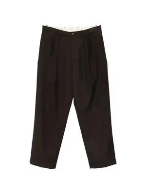 NINE:INTHE:MORNING Pleated Trousers - Brown