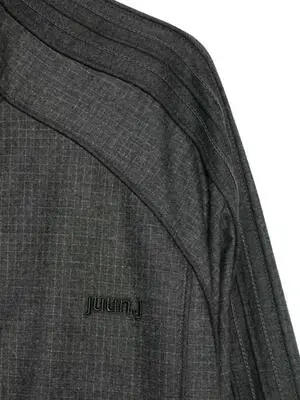 JUUN.J Zip-up Checked Jacket