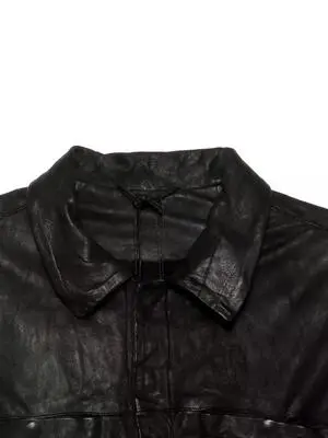 GIORGIO BRATO Leather Collared Jacket
