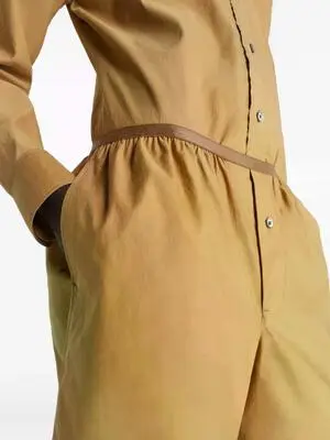 LEMAIRE Buttoned Elasticated Shorts - Neutrals