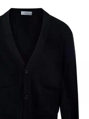 LARDINI Buttoned V-neck Cardigan