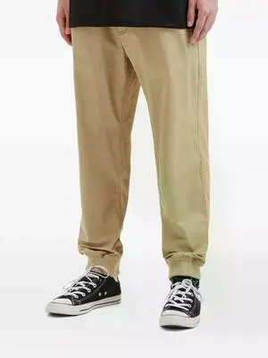 FINGERCROXX Elasticated-waistband Trousers - Neutrals