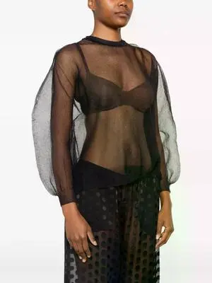 Issey Miyake Bishop Sleeve Top