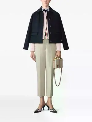 Thom Browne Cotton Tailored Trousers - Neutrals