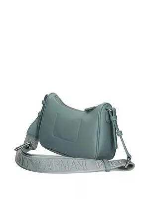 Emporio Armani Logo Strap Cross Body Bag - Blue