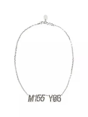 Red Valentino Tone Chain Link Necklace - Silver