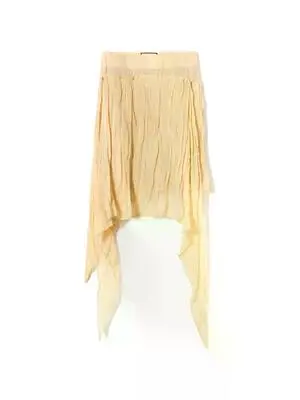 Plan C Asymmetric Skirt - Neutrals
