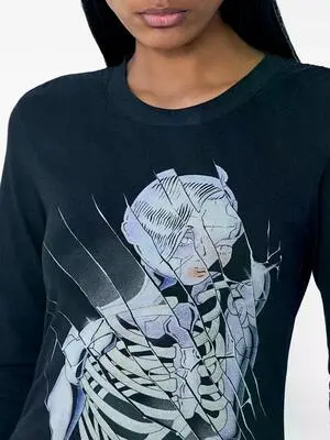 Our Legacy Strain Slim Print Long-sleeve T-shirt