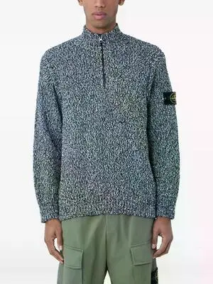 Stone Island Stone Island Half-Zip Sweater Black