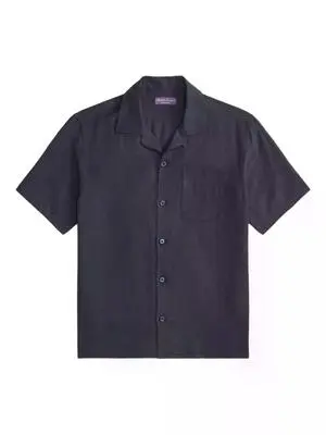 Ralph Lauren Purple Label Camp-collar Shirt - Blue