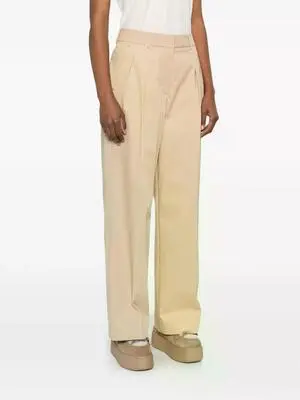 Moncler Pleated Front Straight Leg Trousers