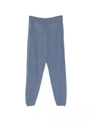 Eric Bompard Drawstring Track Pants Blue