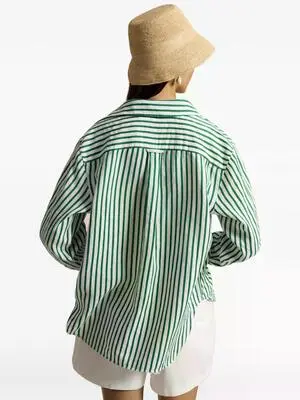 Polo Ralph Lauren Striped Long Sleeve Shirt - Green