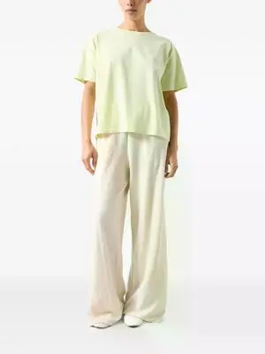 American Vintage Patch Pocket Wide Leg Track Pants - Neutrals