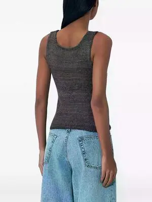 Our Legacy Ribbed Knit Scoop Neck Tank Top