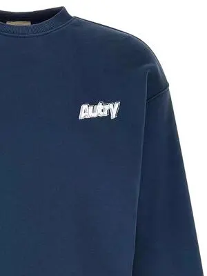 AUTRY Sweatshirt With Embroidery Logo - Blue