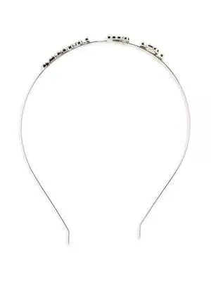 Red Valentino Embellished Headband - Silver