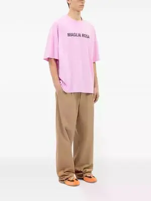 MSGM Pleated Wide-leg Trousers