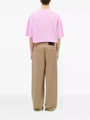 MSGM Pleated Wide-leg Trousers