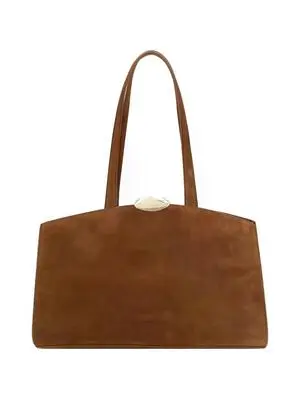Benedetta Bruzziches Serena Suede Tote Bag - Brown