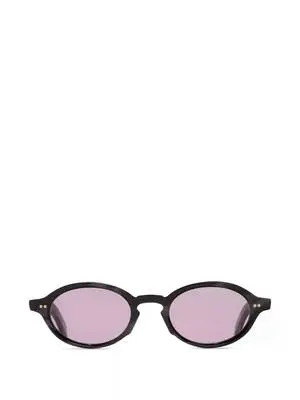 CUTLER & GROSS Oval Frame Sunglasses - Black