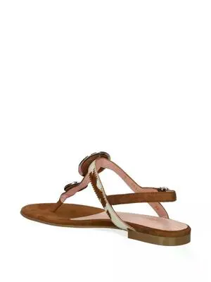 Pretty Ballerinas Embellishment-strap Flat Sandals