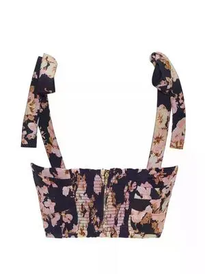 Cara Cara Daria Floral Print Tie-strap Top
