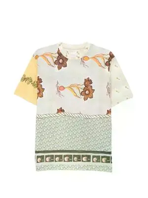 Paul Smith Floral-print T-shirt - Neutrals