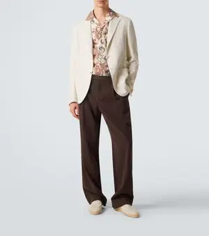 Etro Paisley Cotton Bowling Shirt