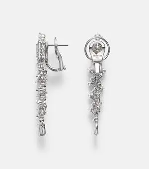 Yeprem 18kt White Gold Diamond Drop Earrings