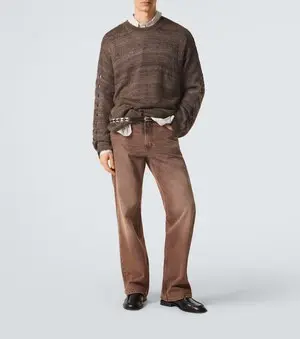 Our Legacy Crew Neck Pullover In Handspun Silk