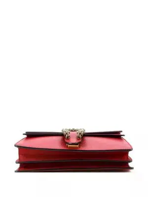 Gucci Dionysus Small Shoulder Bag In Leather - Red