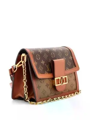 LOUIS VUITTON Dauphine Reverse Monogram Canvas Mm Shoulder Bag