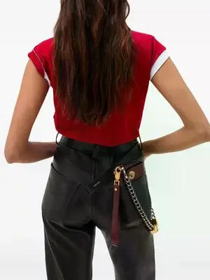 Versace Stretch Cotton Jersey T-shirt With Medusa Hardware